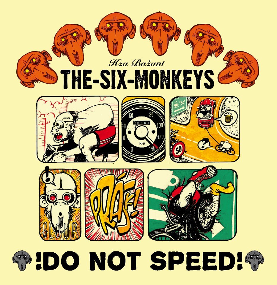 THE SIX MONKEYS :: ILUSTRACE A KOMIKSY :: Hza Bažant